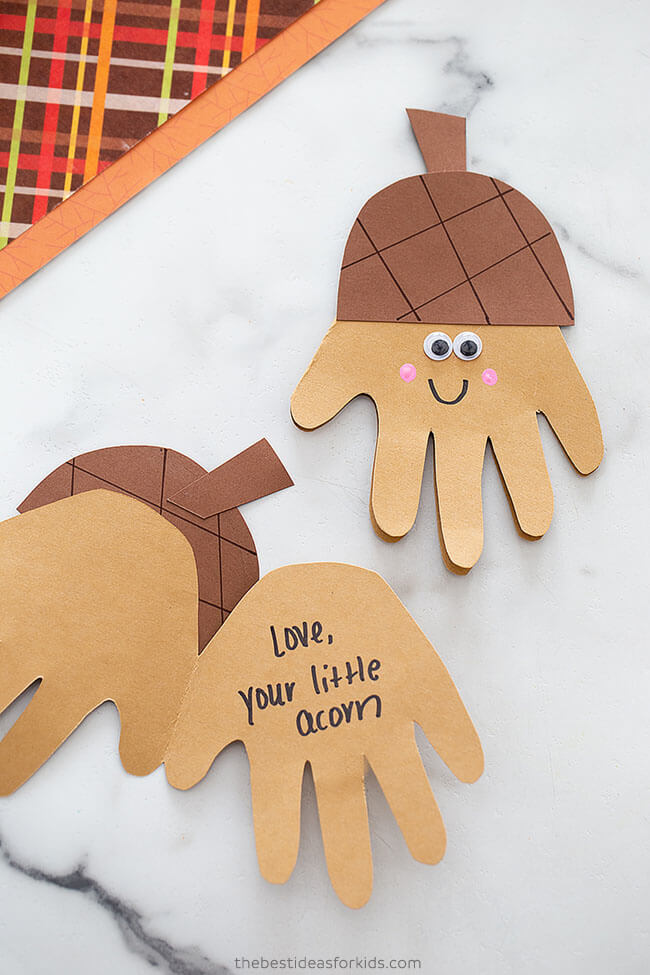 Acorn Handprint - The Best Ideas for Kids