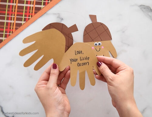 Acorn Handprint - The Best Ideas for Kids