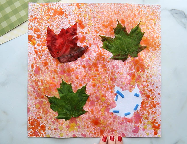 Leaf Spray Painting - The Best Ideas for Kids