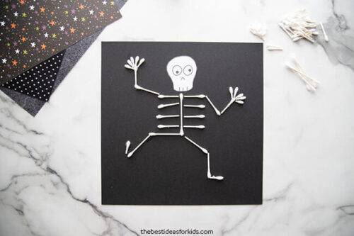 Q Tip Skeleton - The Best Ideas for Kids