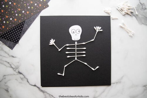 Q Tip Skeleton - The Best Ideas for Kids
