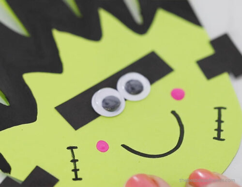 Frankenstein Handprint - The Best Ideas for Kids