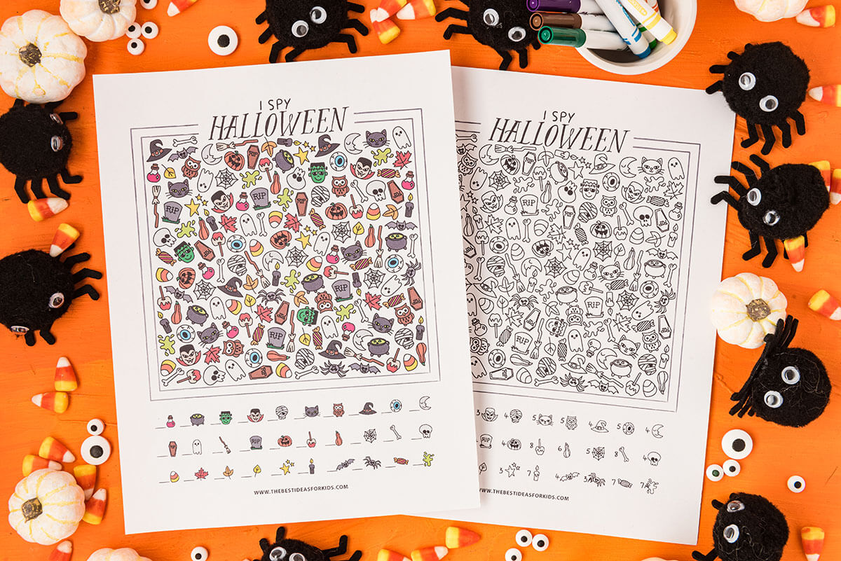 I Spy Halloween (Free Printables) - The Best Ideas for Kids