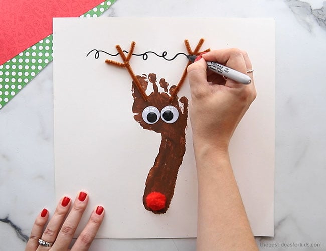 Reindeer Footprint - The Best Ideas for Kids