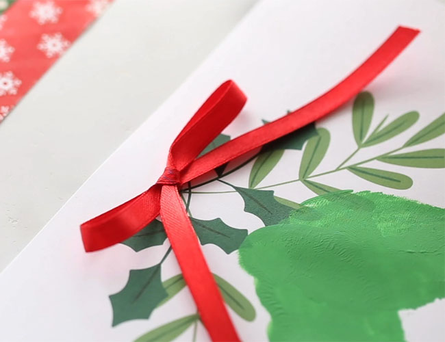 Mistletoes Footprint (Free Printable) - The Best Ideas for Kids