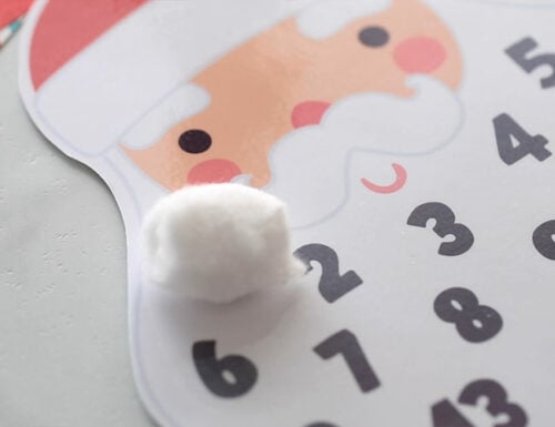 Santa Beard Countdown (Free Printable) - The Best Ideas for Kids