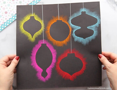 Chalk Pastel Ornaments - The Best Ideas for Kids