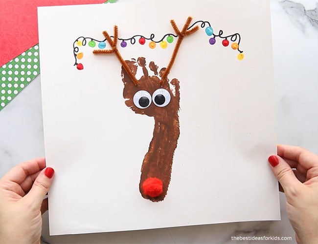 Reindeer Footprint - The Best Ideas for Kids