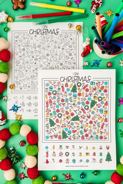 I Spy Christmas (Free Printables) - The Best Ideas for Kids