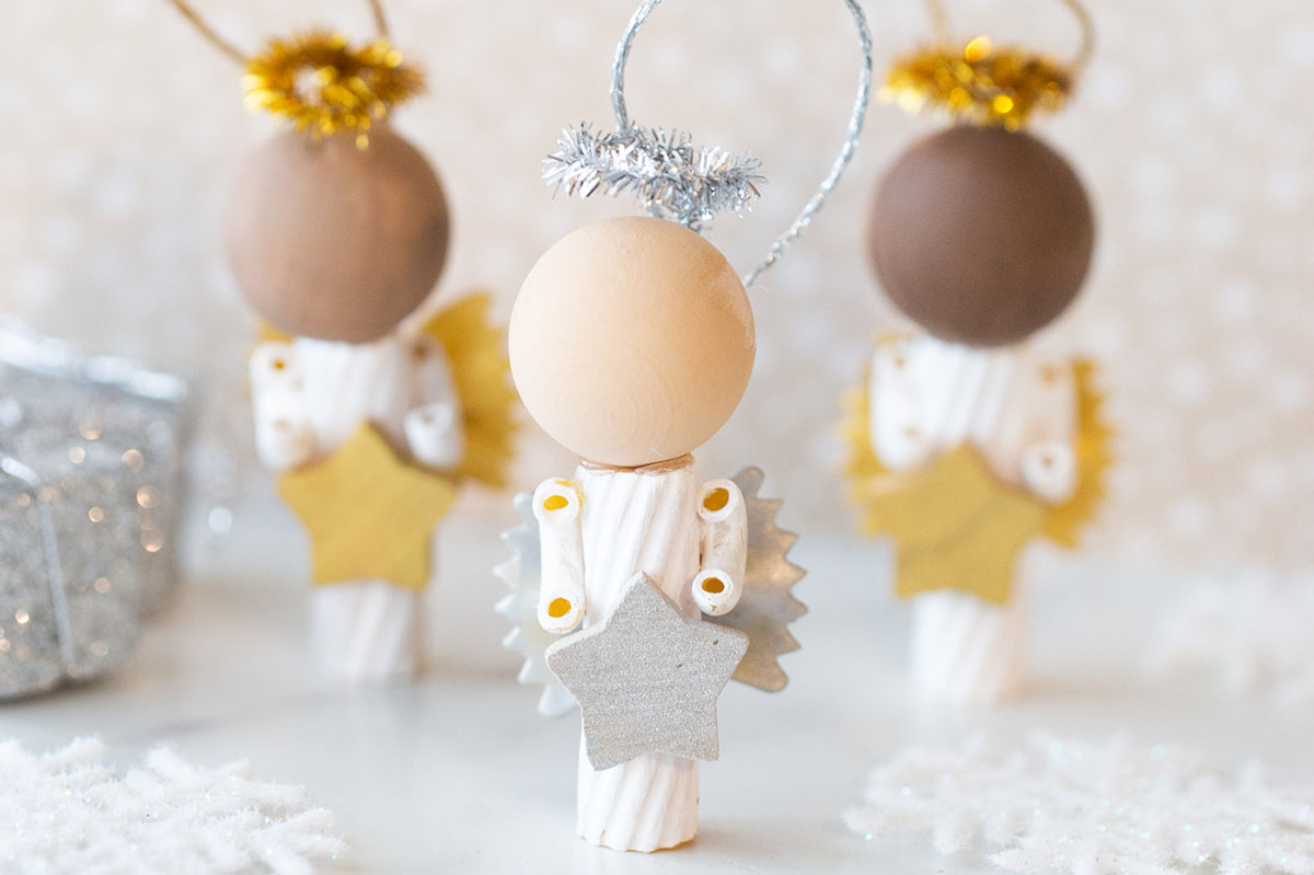 Pasta Angel Ornament - The Best Ideas for Kids