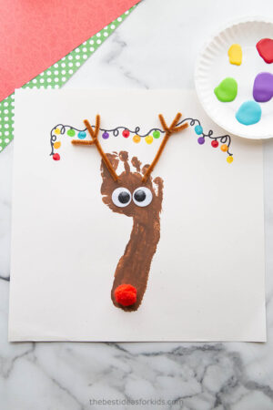 Reindeer Footprint - The Best Ideas for Kids