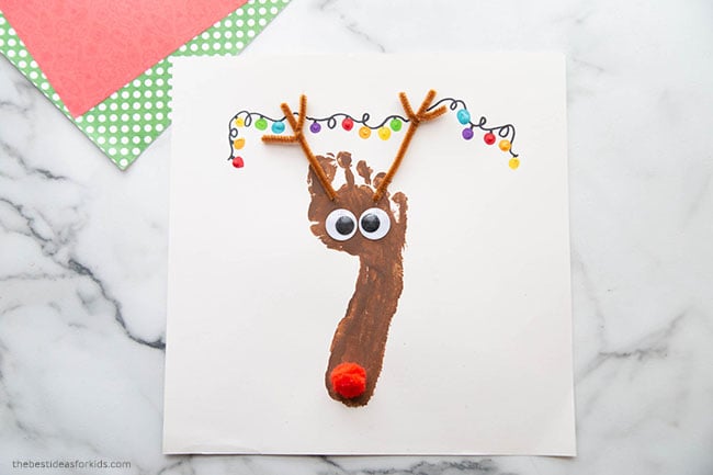 Reindeer Footprint - The Best Ideas for Kids