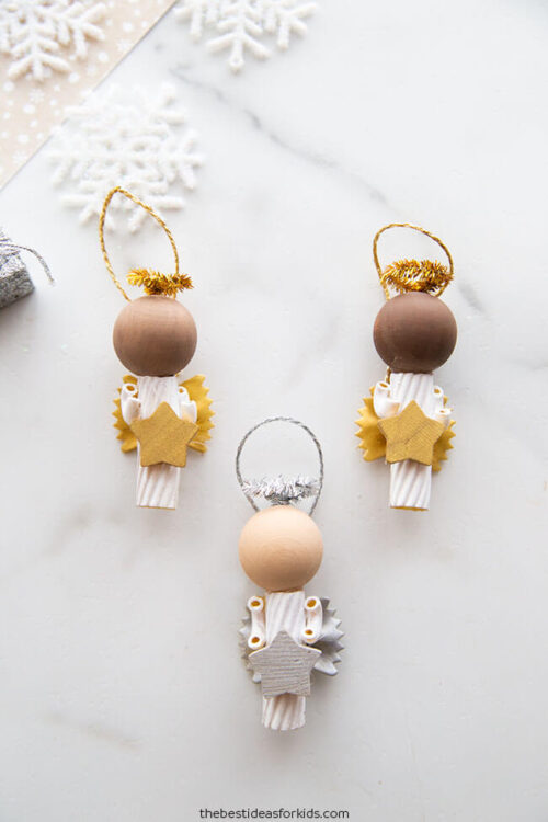 Pasta Angel Ornament - The Best Ideas for Kids