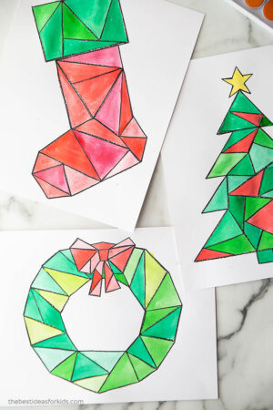 Watercolor Christmas Art - The Best Ideas for Kids