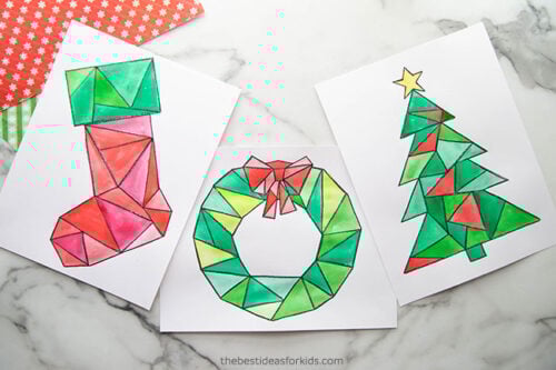 Watercolor Christmas Art - The Best Ideas for Kids