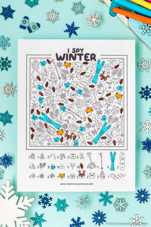 Winter I Spy (Free Printables) - The Best Ideas for Kids