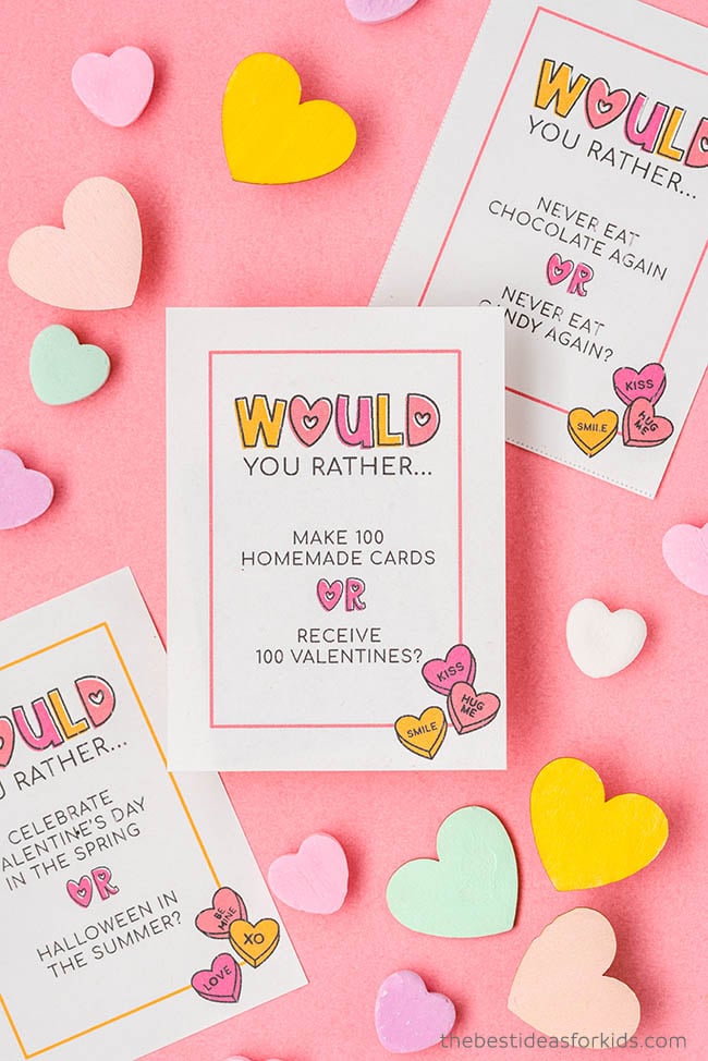 25 Valentine's Day Would You Rather (Free Printables) - The Best Ideas ...