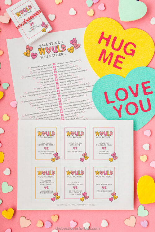 25 Valentine's Day Would You Rather (Free Printables) - The Best Ideas ...