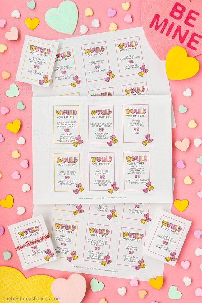 25 Valentine's Day Would You Rather (Free Printables) - The Best Ideas ...