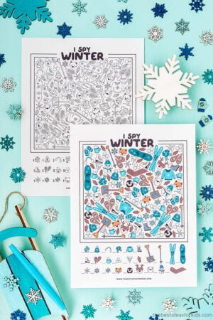 Winter I Spy (Free Printables) - The Best Ideas for Kids