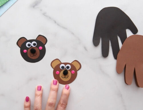 Bear Handprint - The Best Ideas for Kids