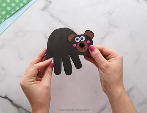 Bear Handprint - The Best Ideas for Kids