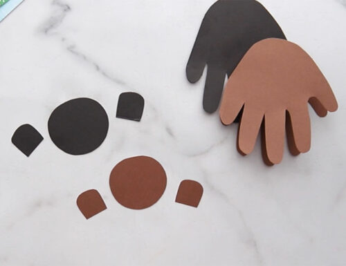 Bear Handprint - The Best Ideas for Kids