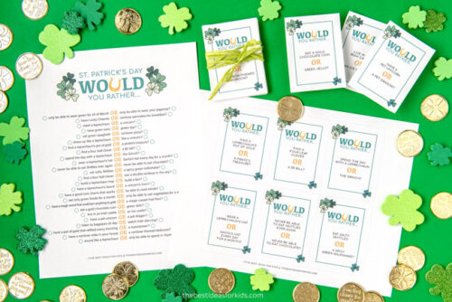 St Patrick's Day Would You Rather (Free Printables) - The Best Ideas ...