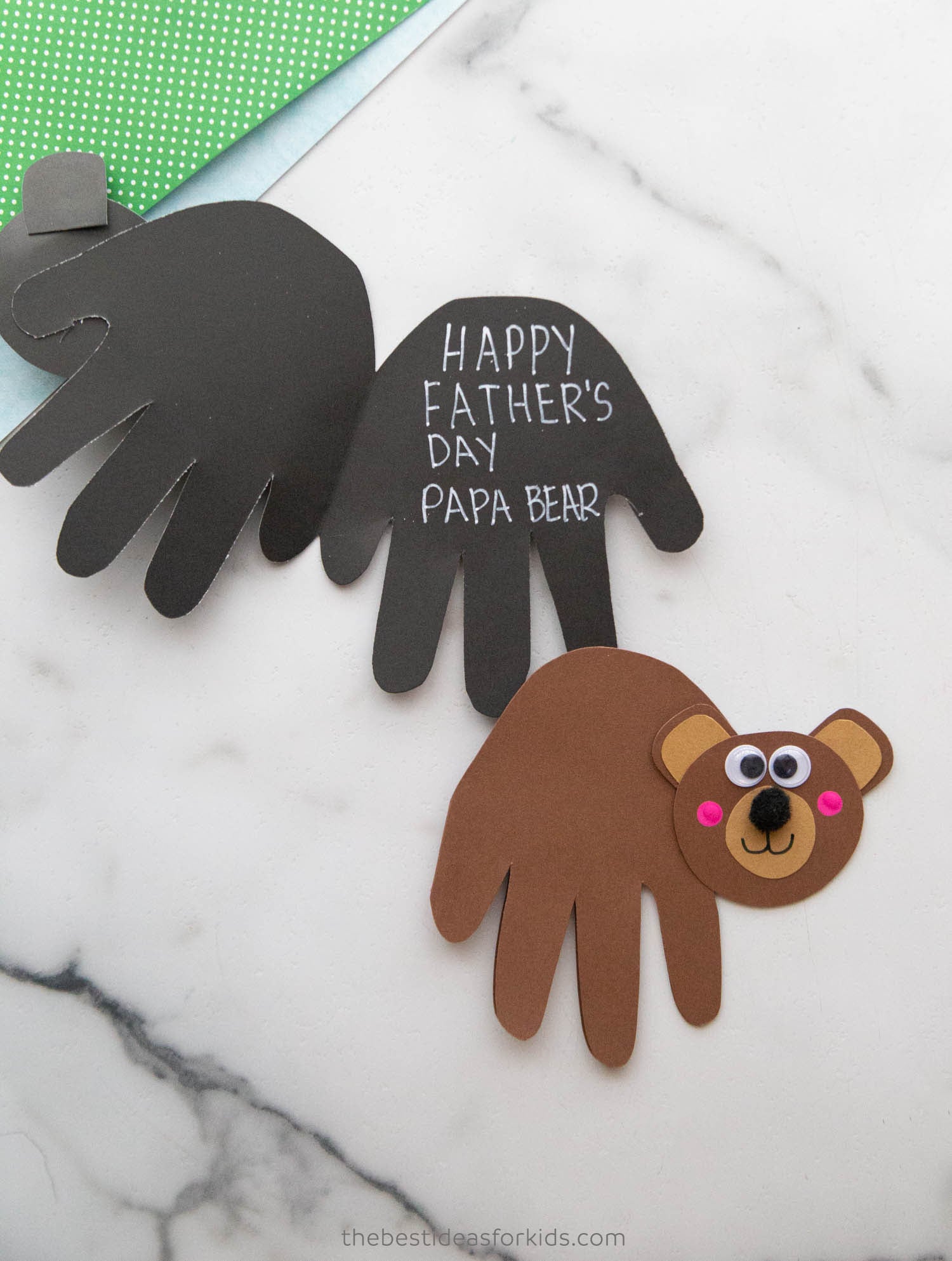 Bear Handprint - The Best Ideas for Kids