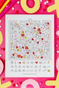 Valentine I Spy (Free Printables) - The Best Ideas for Kids