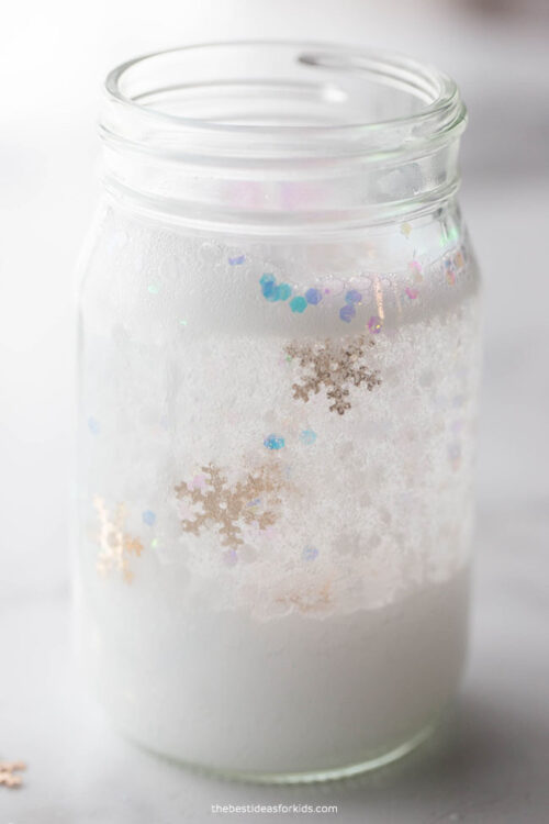 Snowstorm in a Jar - The Best Ideas for Kids