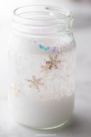 Snowstorm in a Jar - The Best Ideas for Kids