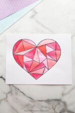 Watercolor Heart Art - The Best Ideas for Kids