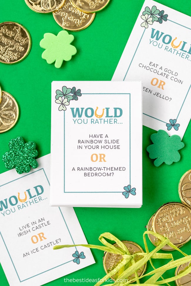 St Patrick's Day Would You Rather (Free Printables) - The Best Ideas ...