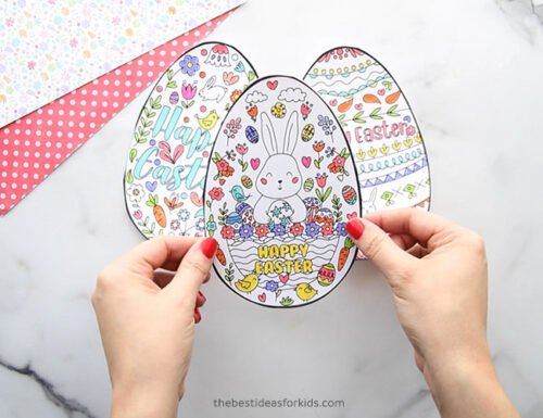 Easter Egg Cards (Free Printables) - The Best Ideas for Kids
