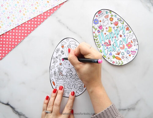 Easter Egg Cards (Free Printables) - The Best Ideas for Kids