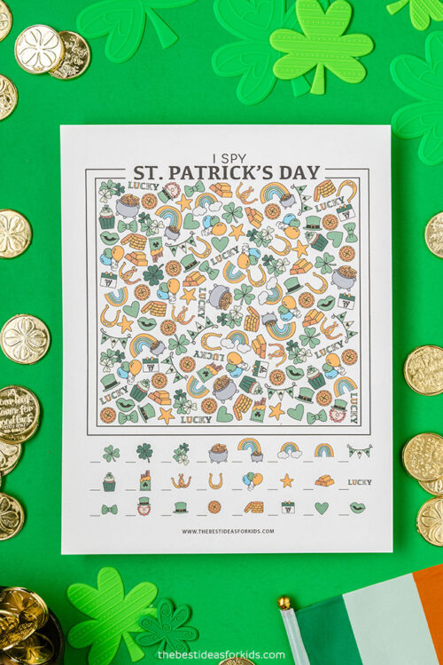 St Patrick's Day I Spy (Free Printables) - The Best Ideas for Kids