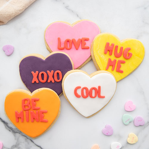 Conversation Heart Cookies - The Best Ideas for Kids