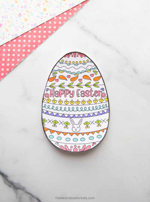Easter Egg Cards (Free Printables) - The Best Ideas for Kids