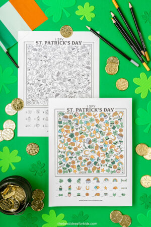 St Patrick's Day I Spy (Free Printables) - The Best Ideas for Kids