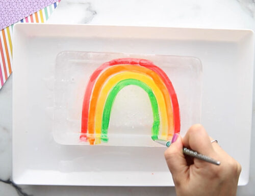 Painting on Ice - The Best Ideas for Kids