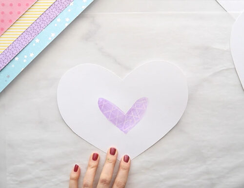 Crayon Resist Hearts - The Best Ideas for Kids