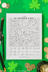 St Patrick's Day I Spy (Free Printables) - The Best Ideas for Kids