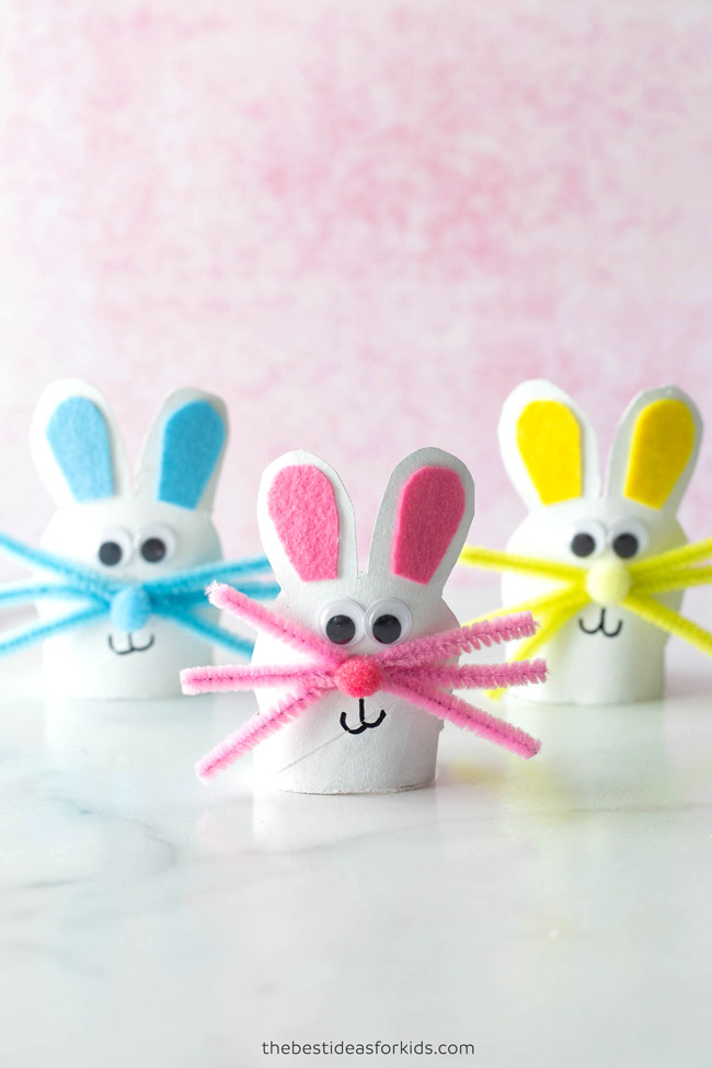 Easter Bunny Paper Roll Craft - The Best Ideas for Kids