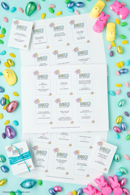 Easter Would You Rather Questions (Free Printables) - The Best Ideas ...