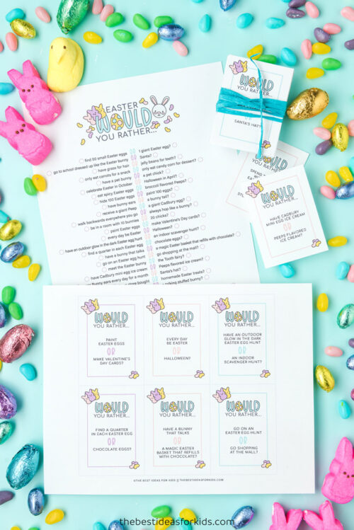 Easter Would You Rather Questions (Free Printables) - The Best Ideas ...