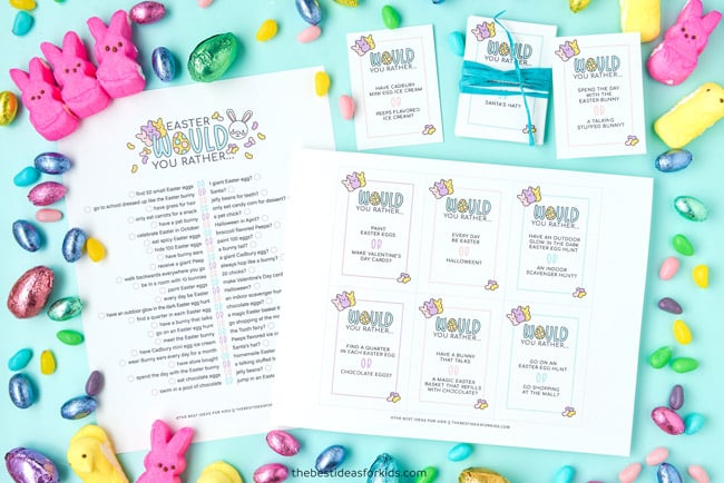 Easter Would You Rather Questions (Free Printables) - The Best Ideas ...