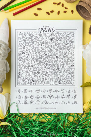 I Spy Spring (Free Printables) - The Best Ideas for Kids