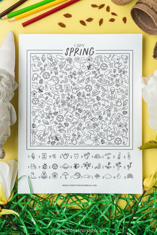 I Spy Spring (Free Printables) - The Best Ideas for Kids