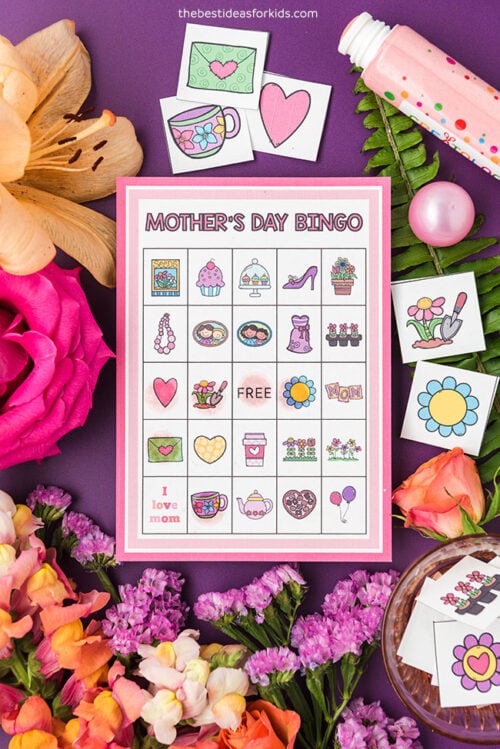 Mother's Day Bingo (Free Printables) - The Best Ideas for Kids